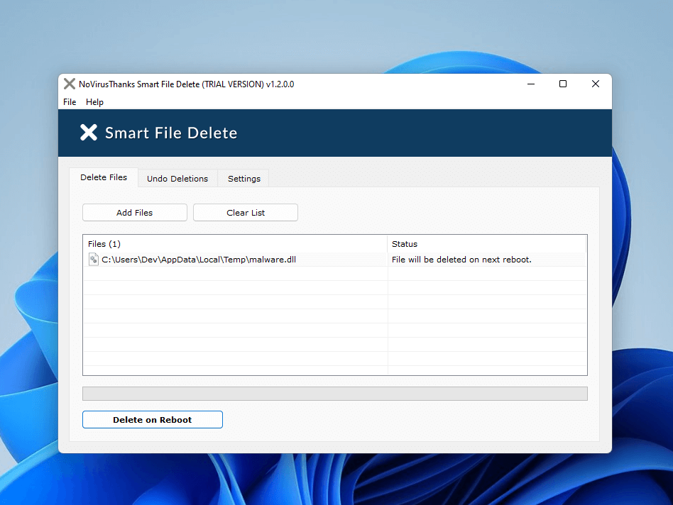 Delete Locked Files On Reboot With Smart File Delete Appsvoid